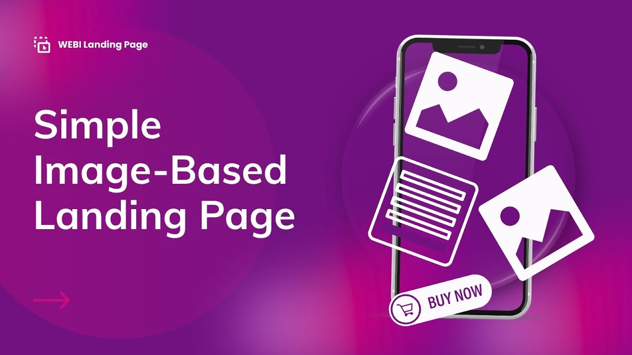 WEBI Product Landing Page Images Based - YouTube