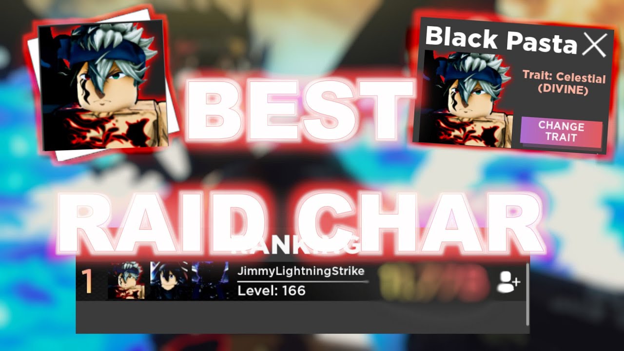 BLACK PASTA WITH CELESTIAL DIVINE TRAIT IS THE STRONGEST RAID CHARACTER ...