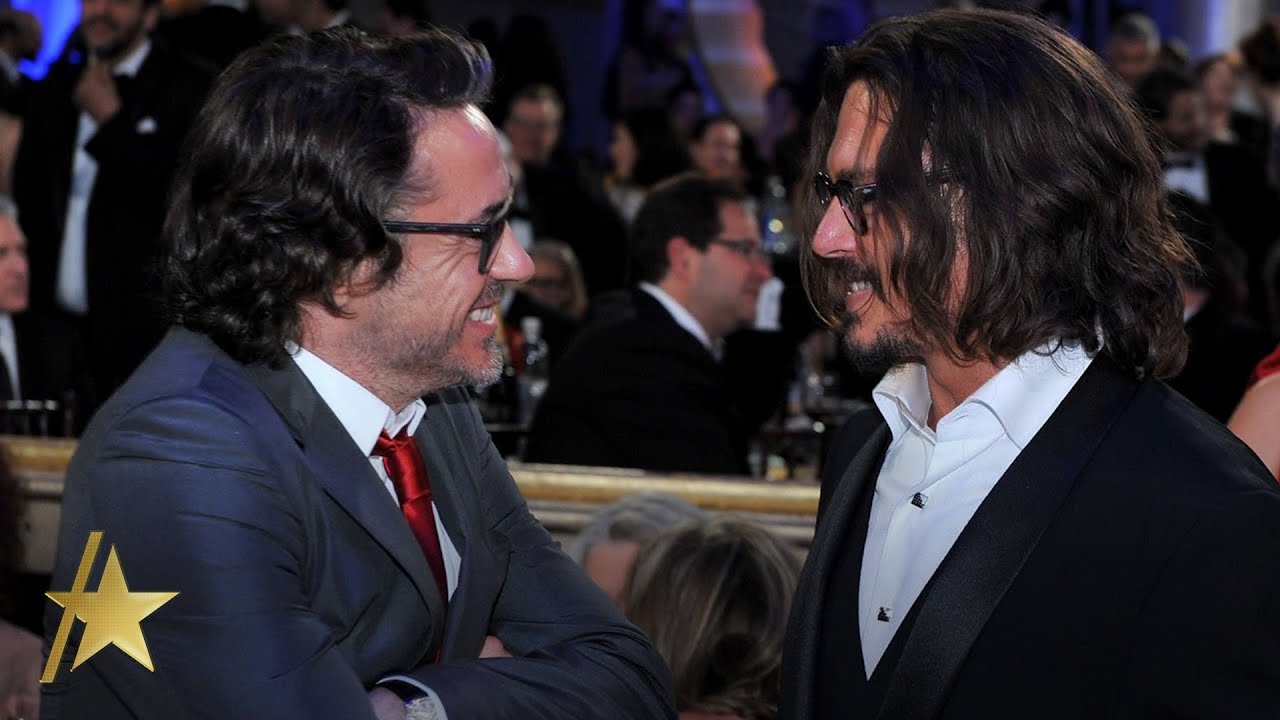 Johnny Depp Sends Well-Wishes To 'Dear Friend' Robert Downey Jr. Following First Oscar Win - YouTube