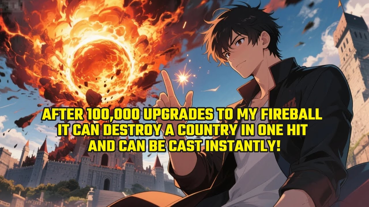After 100,000 Upgrades to My Fireball, It Can Destroy a Country in One Hit and Can Be Cast ...