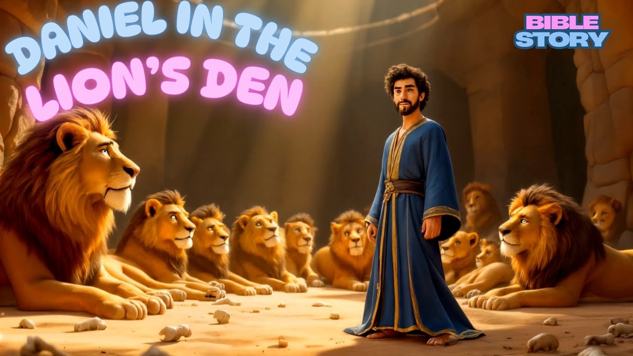 Daniel in the lion's den - Animated Kids Bible Stories 2025 - YouTube