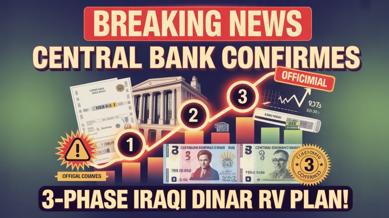 Breaking News 🚨 Central Bank Confirms 3-Phase Iraqi Dinar RV Plan! 💥 ...