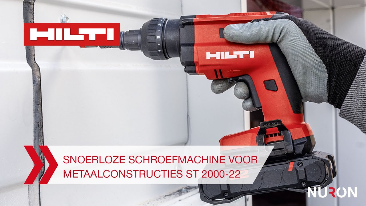 De nieuwe snoerloze schroefmachine voor metaalconstructies - Kenmerken ...