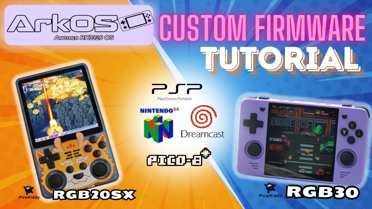ArkOS Custom Firmware on Powkiddy RGB30 & RGB20sx Installation ...