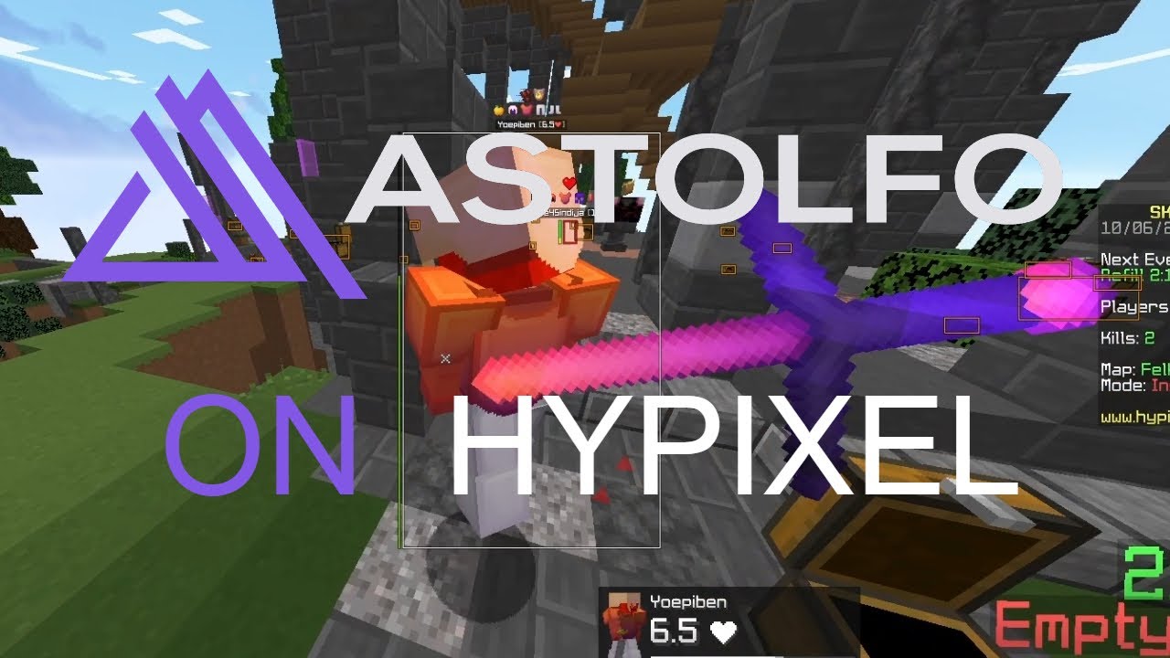 Astolfo Client on Hypixel?? - YouTube