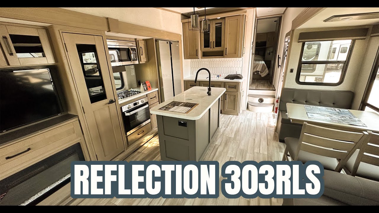 Reflection 303RLS - rear living fifth wheel - Primeaux RV - YouTube