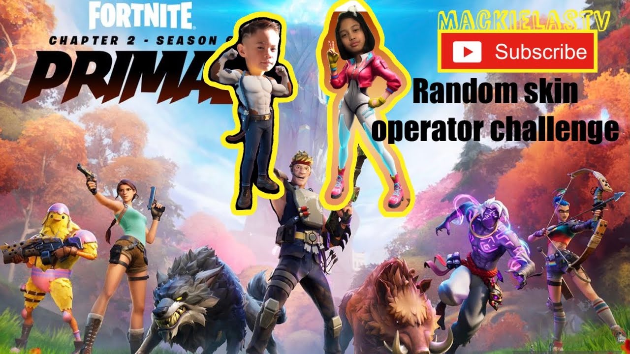 Fornite Solo and Fortnite Ramdom Skin Operator Challenge - YouTube
