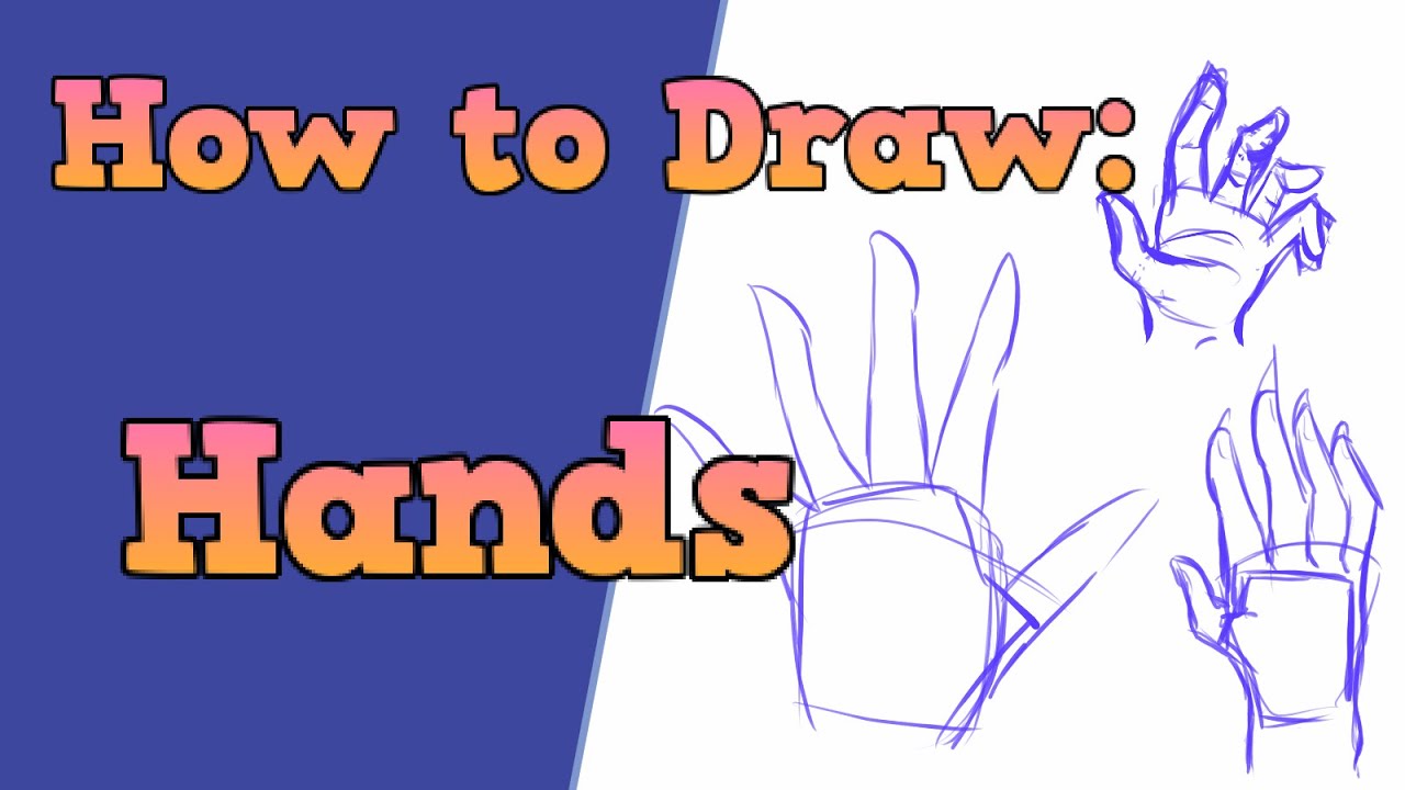 How to draw Manga/Cartoons: Hands (Hands For days) - YouTube