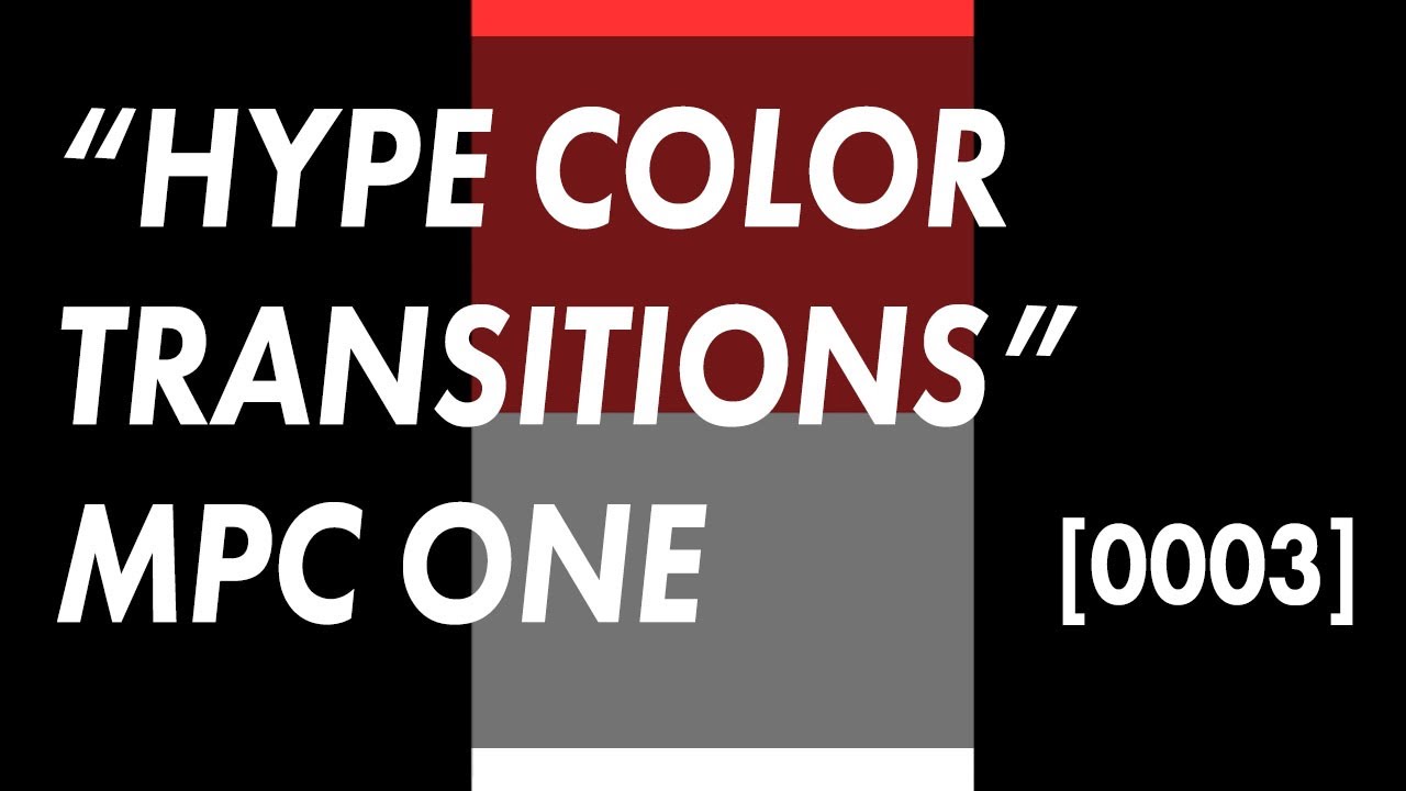Hype Color Transitions (Music Video) - YouTube