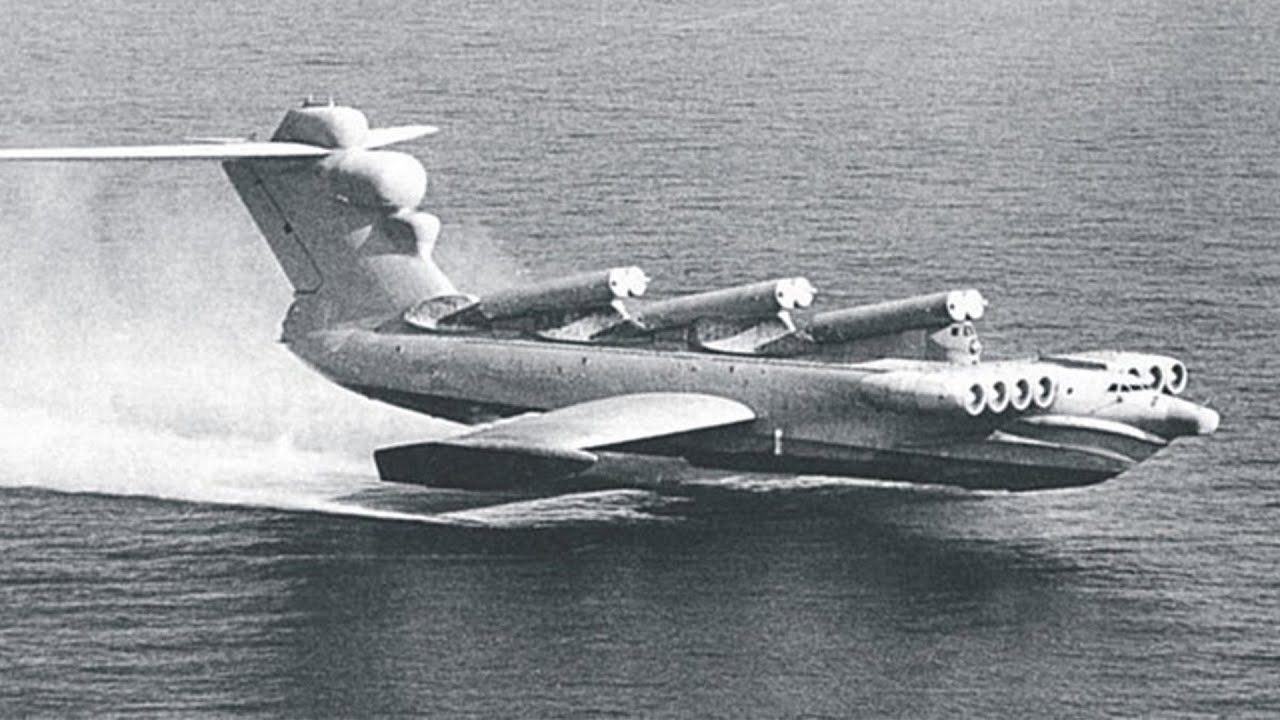 What happened to the Ekranoplan "Lun" ? The Caspian Sea Monster. USSR ...
