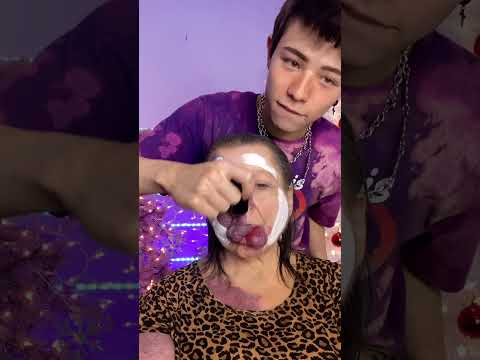 Monster High Makeup Transformation with my mom! #shorts