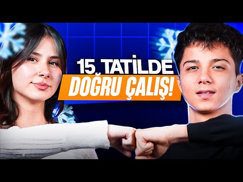 15 Tatil Özel YKS Çalışma Sistemi! 🔥