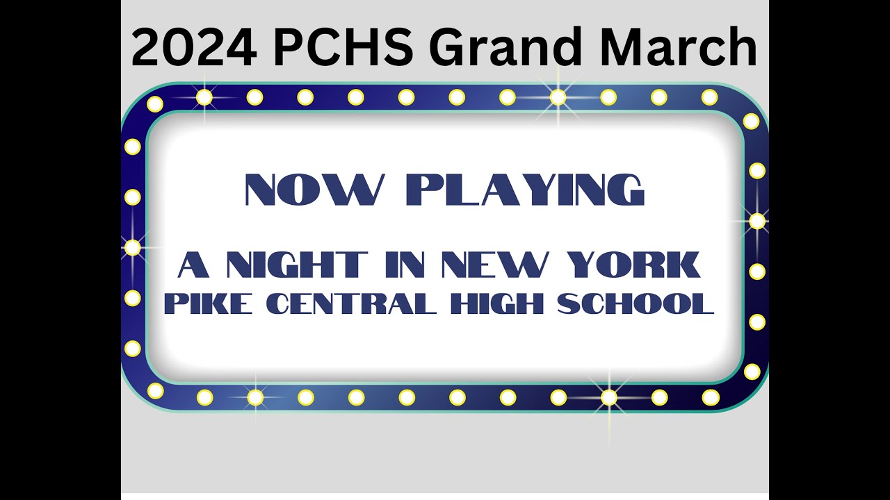 2024 PCHS Grand March - YouTube
