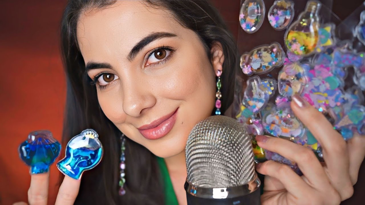 ASMR PARA DORMIR COM SONS DE ADESIVOS AQUÁTICOS | Sweet Carol - YouTube