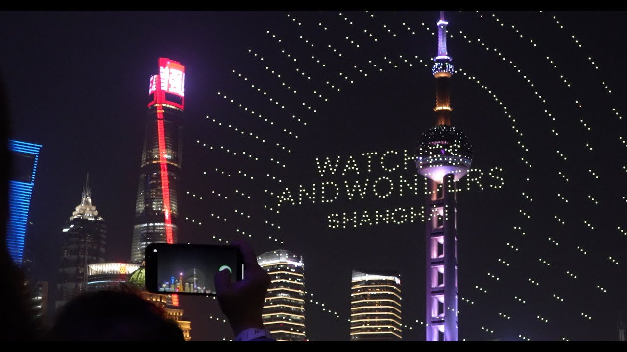 Watches and Wonders 2021 Shanghai - Drone Show - YouTube