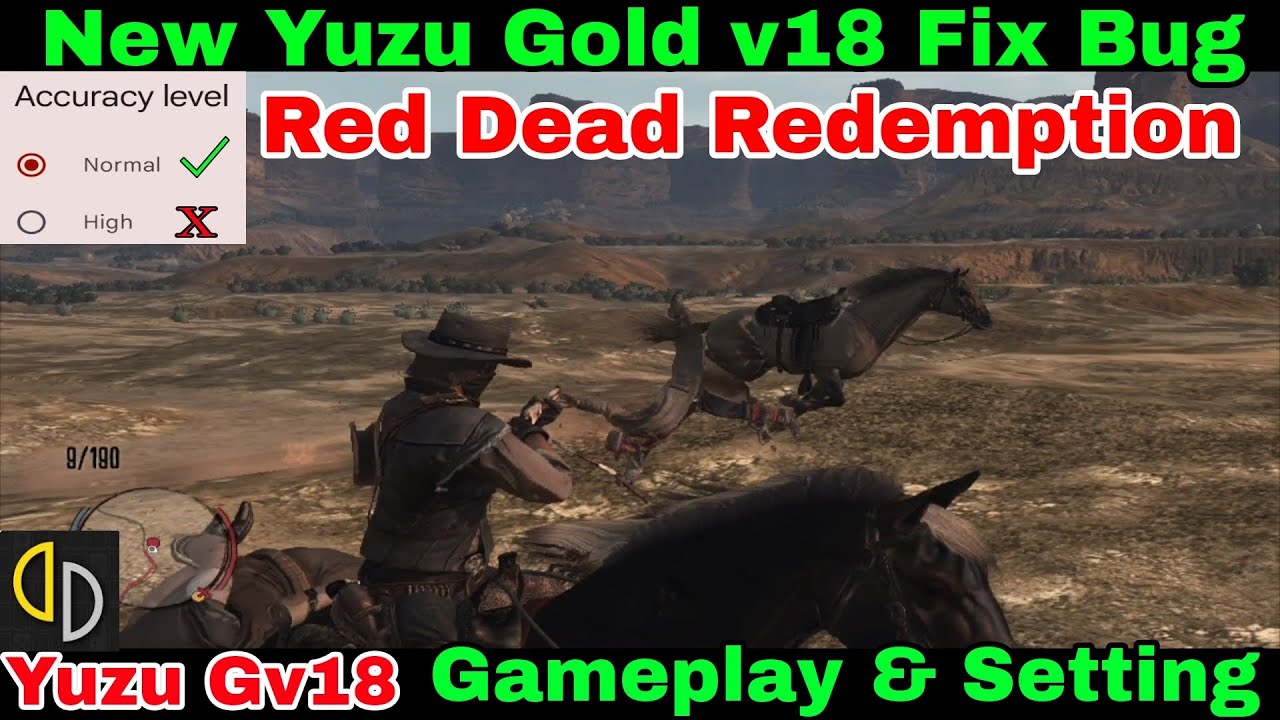 Red Dead Redemption Fix Bug in With Accuracy Level Normal Emulator Android offline - YouTube