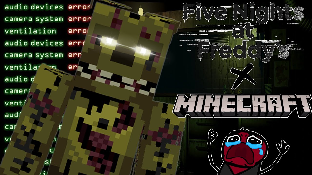 I played through all of FNAF 3 in MINECRAFT - YouTube