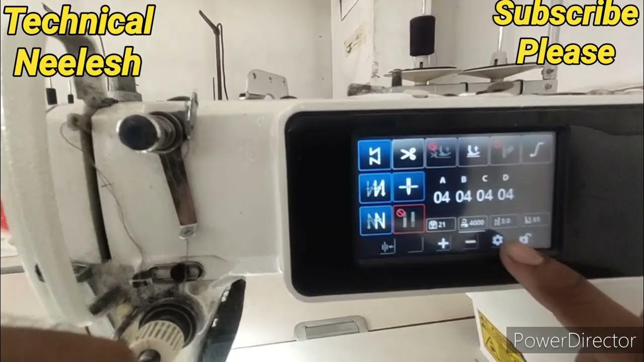 JUKI DDL 900-C RESET KESE KRE - YouTube