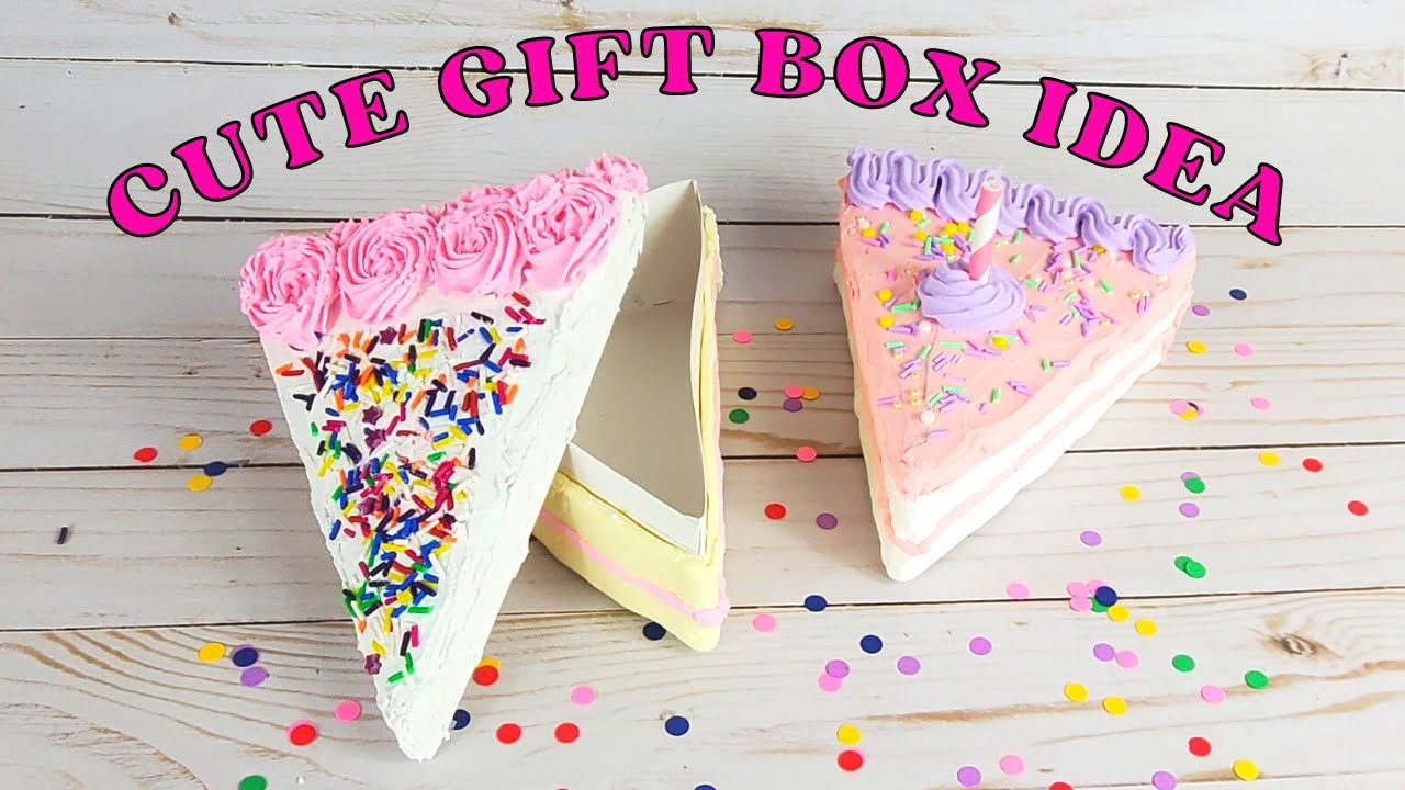 DIY FAKE CAKE GIFT BOX - Creative and Cute Handmade Birthday Gift Idea ...