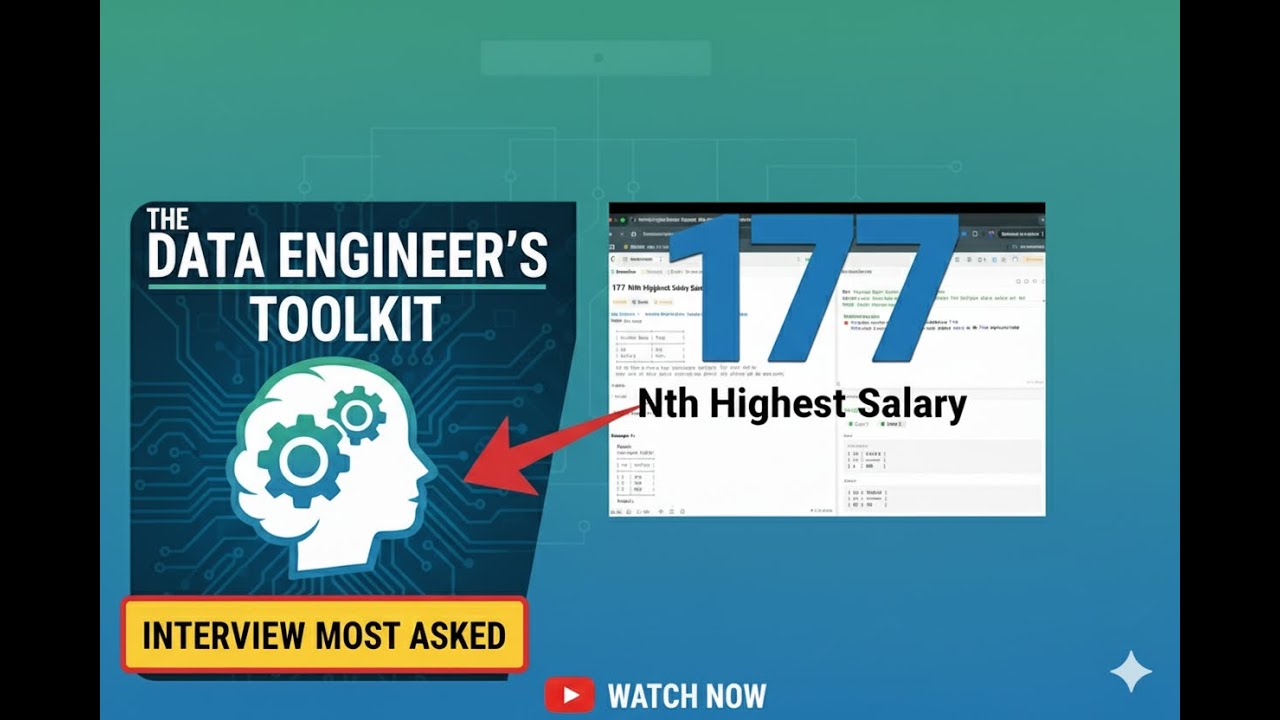 LeetCode 177 | SQL Interview Question: Nth Highest Salary - YouTube