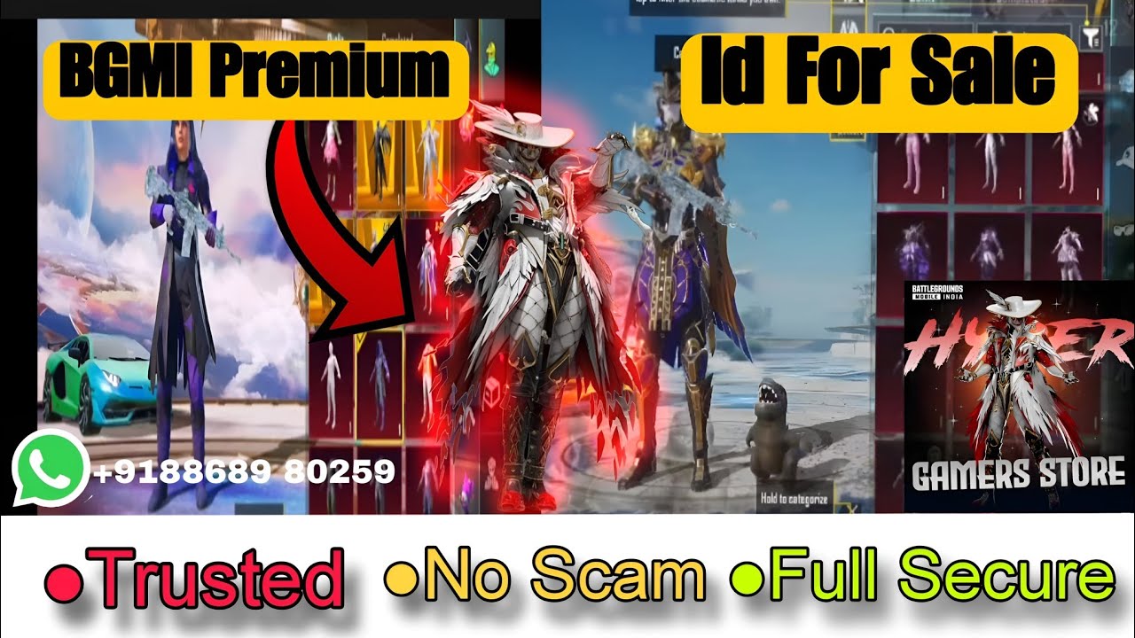 BGMI ACCOUNT FOR SELL | 100% TRUSTED SECURE AND GENIUNE | BGMI ID FOR ...