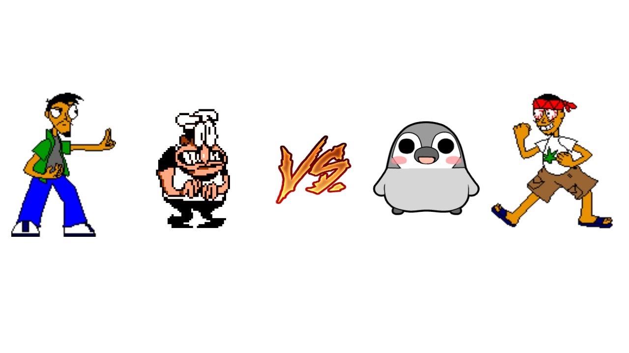 Bl4ck MUGEN Battle: Pepito & Peppino VS Pesoguin & Juan - YouTube