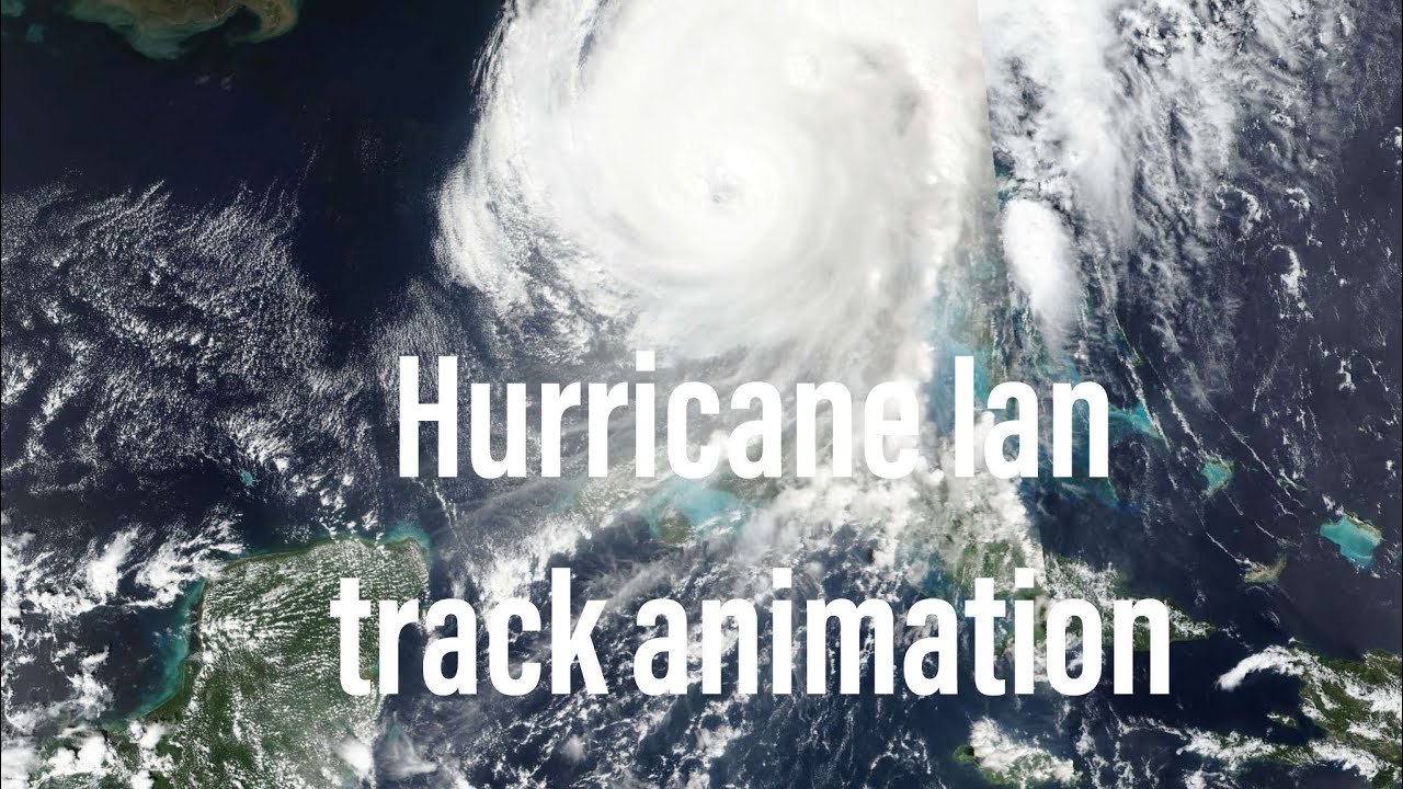 Hurricane Ian track animation (2022) - YouTube