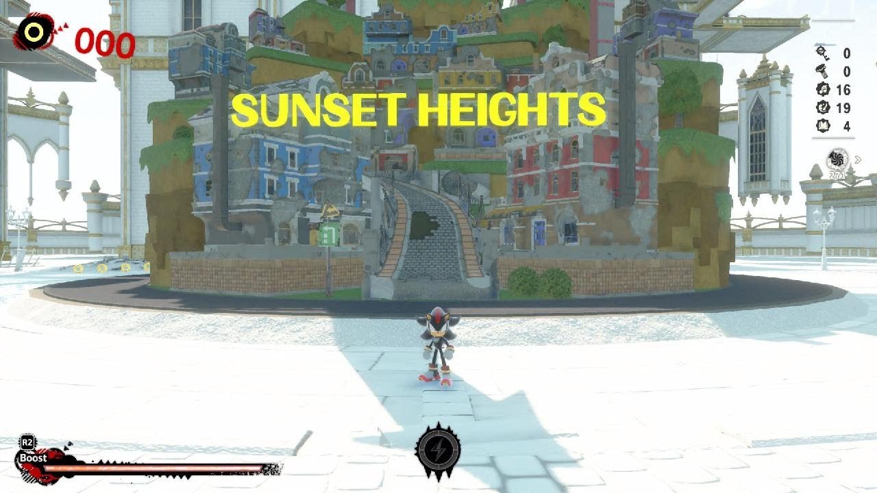 SONIC X SHADOW GENERATIONS (PS5) (4K/60fps) : Sunset Heights - YouTube