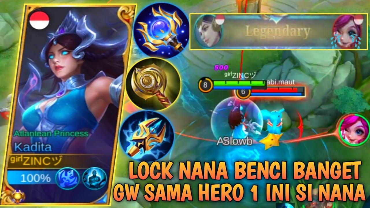 LOCK NANA SEBEL BANGET GW SAMA SI NANA BAB* INI‼️BUILD KADITA TERSAKIT ...