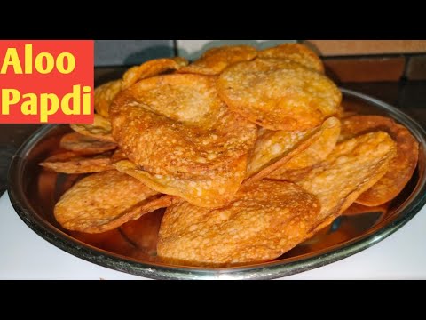 Aloo Papdi Recipe | Potato Papdi Recipe | Papdi Recipe | Maida Aloo ...