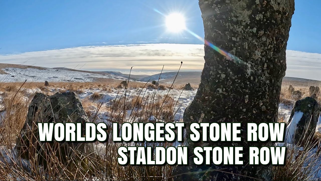 Worlds longest Stone Row - Dartmoor UK - Staldon Stone Row - YouTube