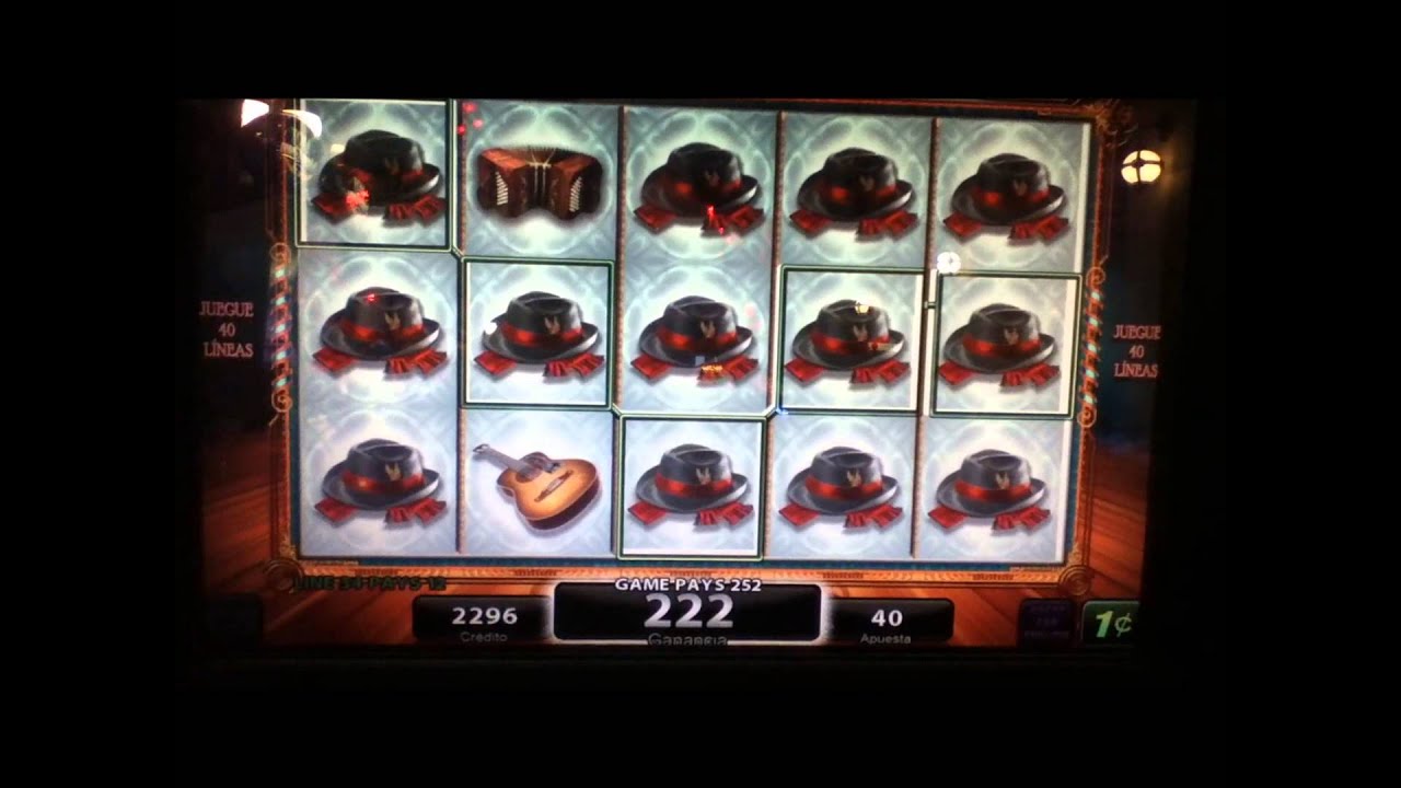 TANGO DE ORO Penny Video Slot Machine with HAT WIN Las Vegas Strip ...