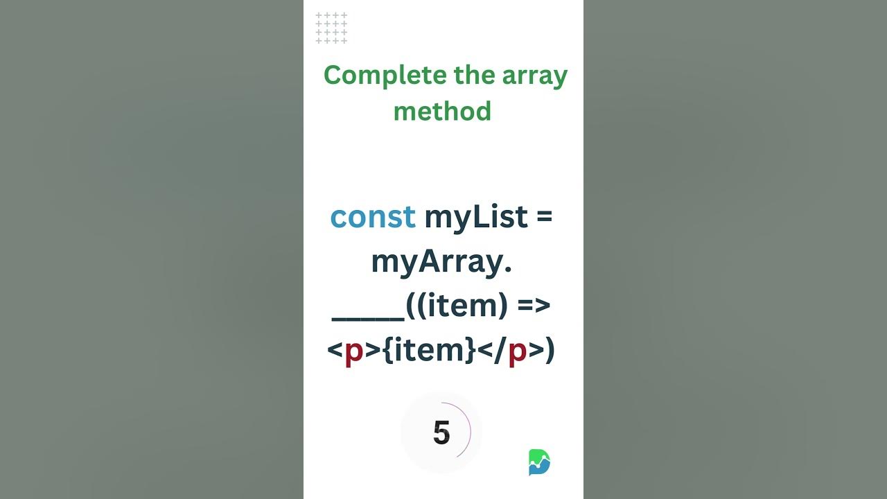 Can You Complete The Method In React Reactjs Reactjsforbeginners Coding Youtube