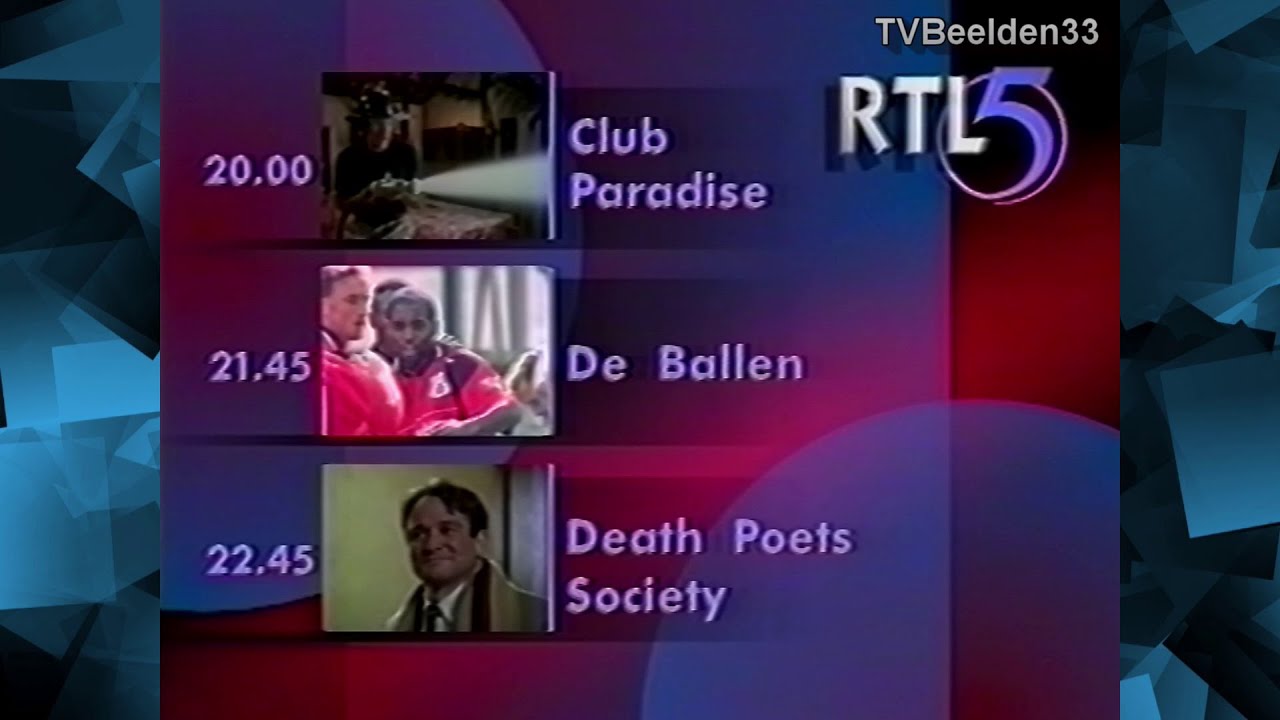 RTL5 Reclameblok (14-10-1995) - YouTube