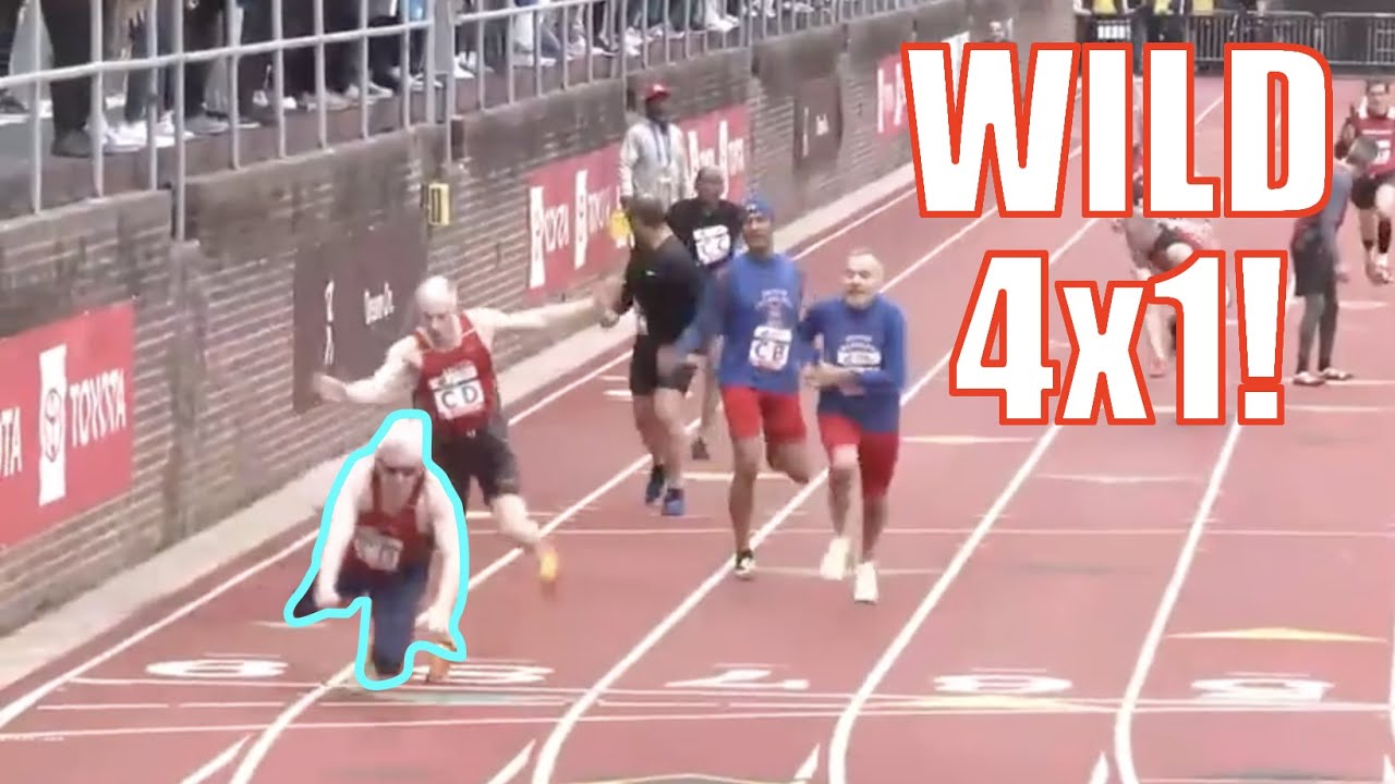 60+ Squad CRUSHES 4x100m At Penn Relays - YouTube