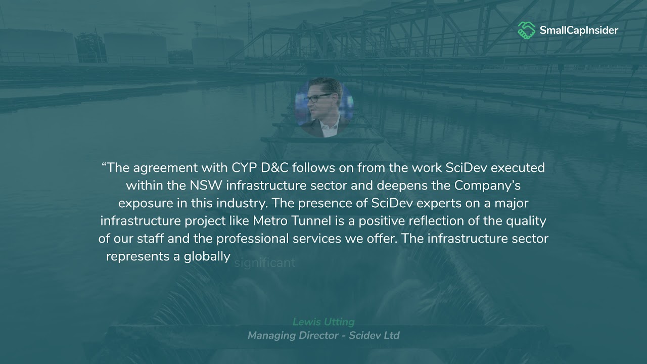 Scidev Ltd (ASX:SDV) has been awarded its first services agreement in ...