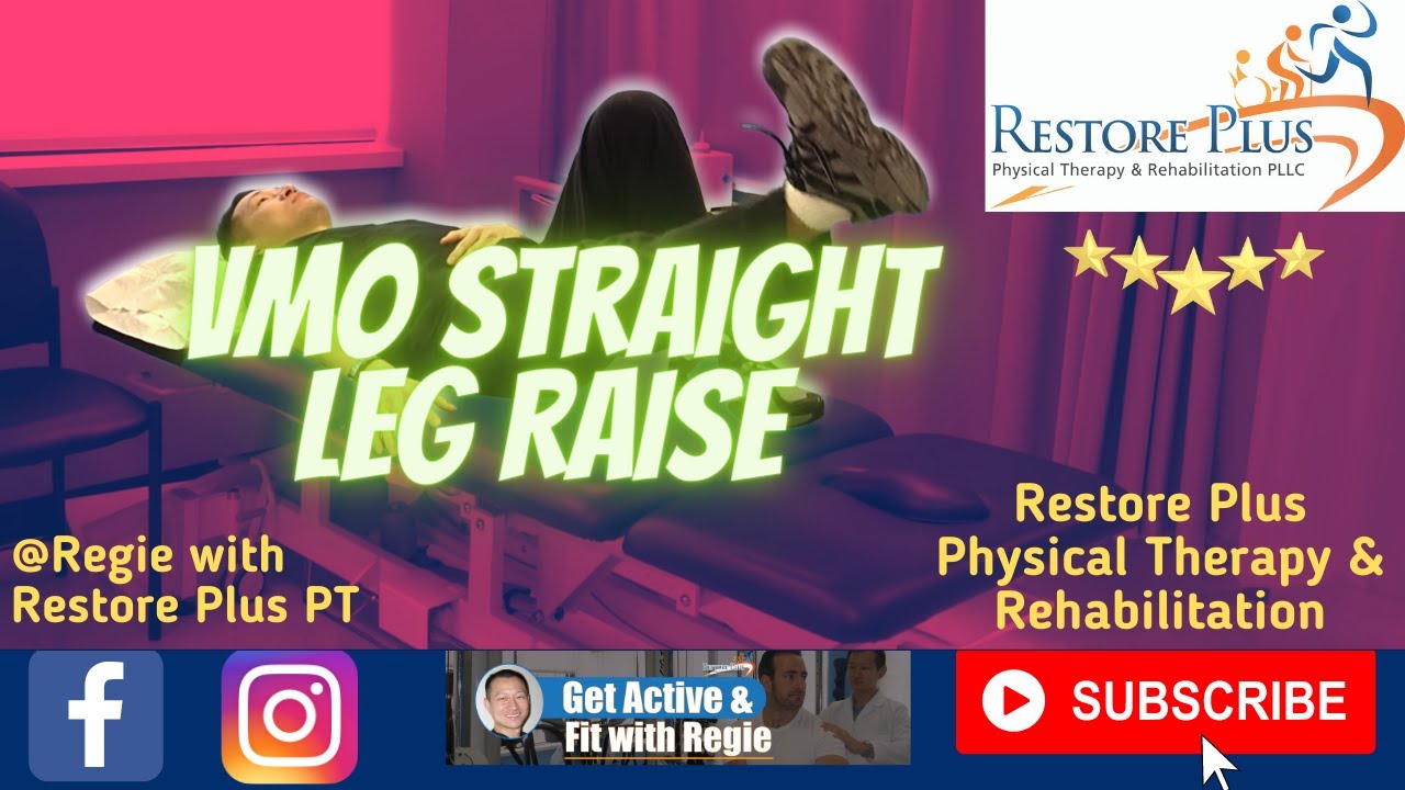 VMO Straight Leg Raise Exercise - YouTube