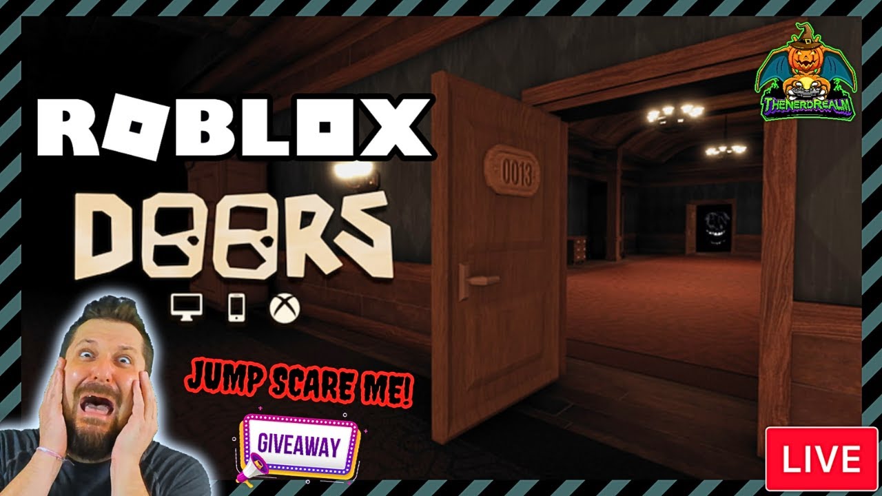 Roblox Doors | Jump Scare Alerts On! | Giveaways | Scare Me & Win ...