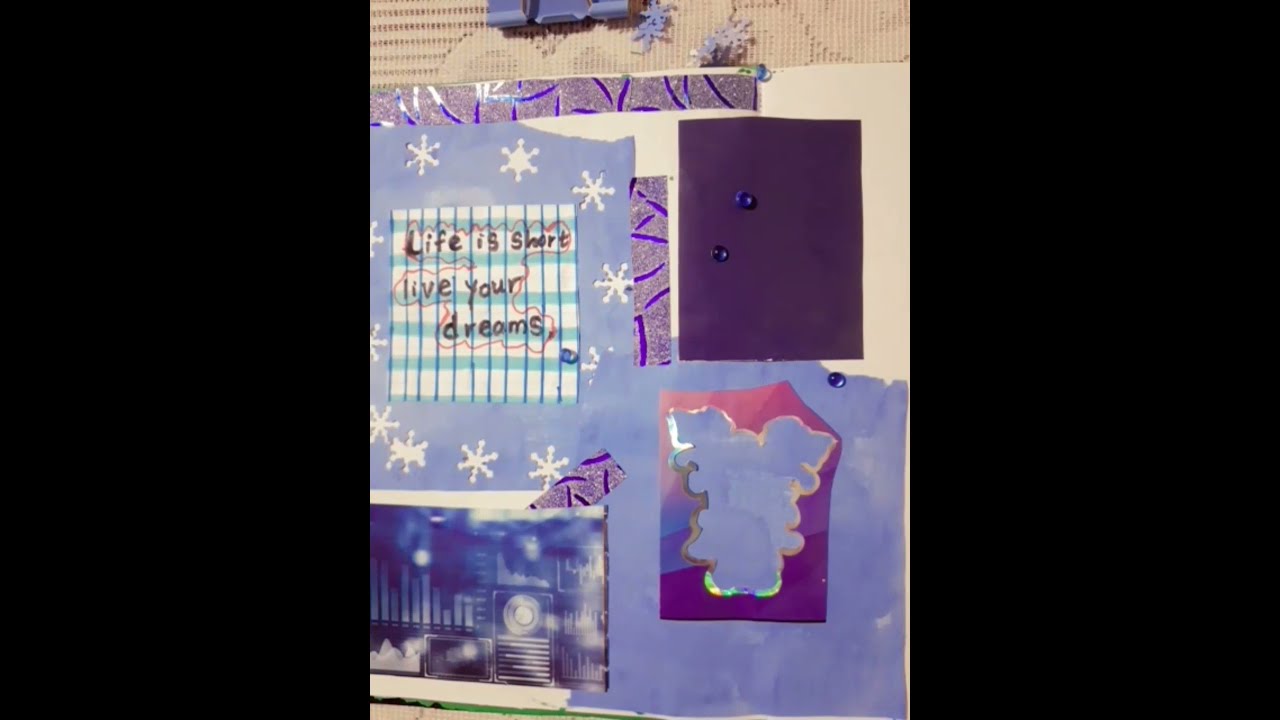 Bullet journal | Blue colour theme | #shorts - YouTube