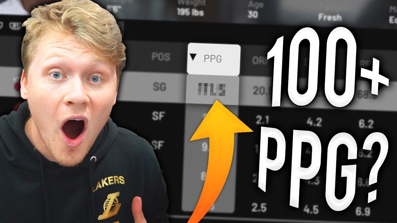 WHAT IS THE MOST POINTS A PLAYER CAN AVERAGE IN NBA 2K? - YouTube