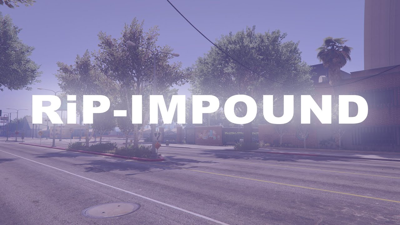 RiP-ImpoundV2 | FiveM Script by RiP Development - YouTube