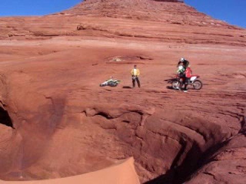 Green River Motorcycle Cliff Jump - YouTube
