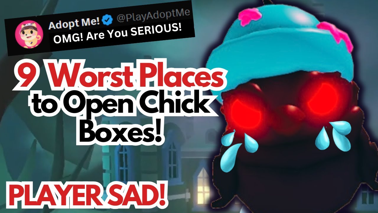 🚫9 Worst Places to Open Chick Boxes in Adopt Me! (1 Secret Best Place ...