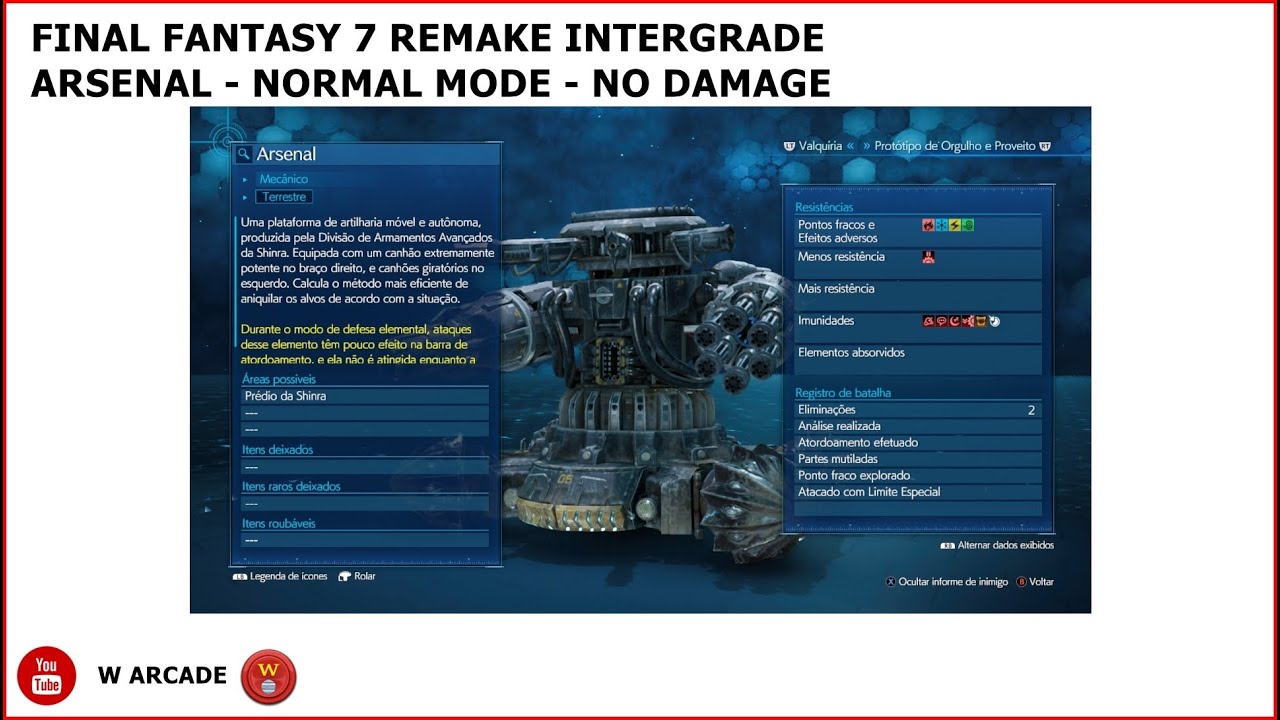 FINAL FANTASY 7 REMAKE COMO DERROTAR ARSENAL NORMAL MODE NO DAMAGE ...