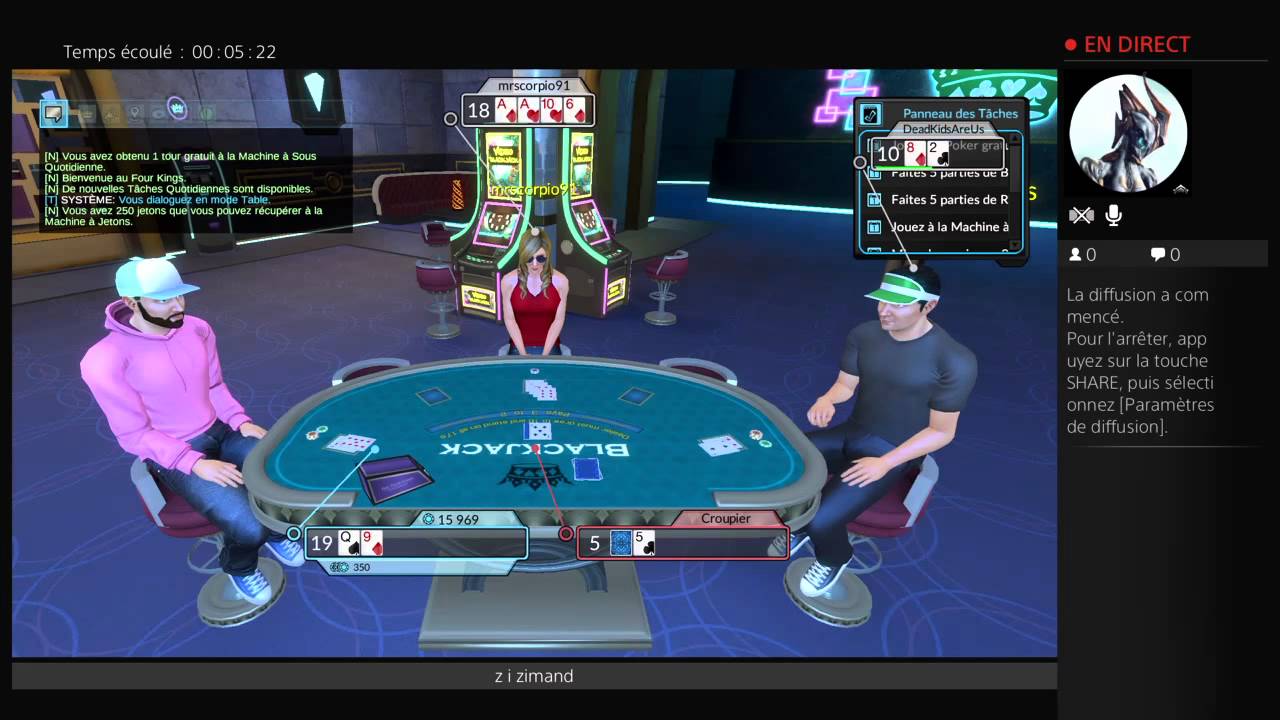 Four Kings Casino and Slots partie 2 ps4 fr - YouTube
