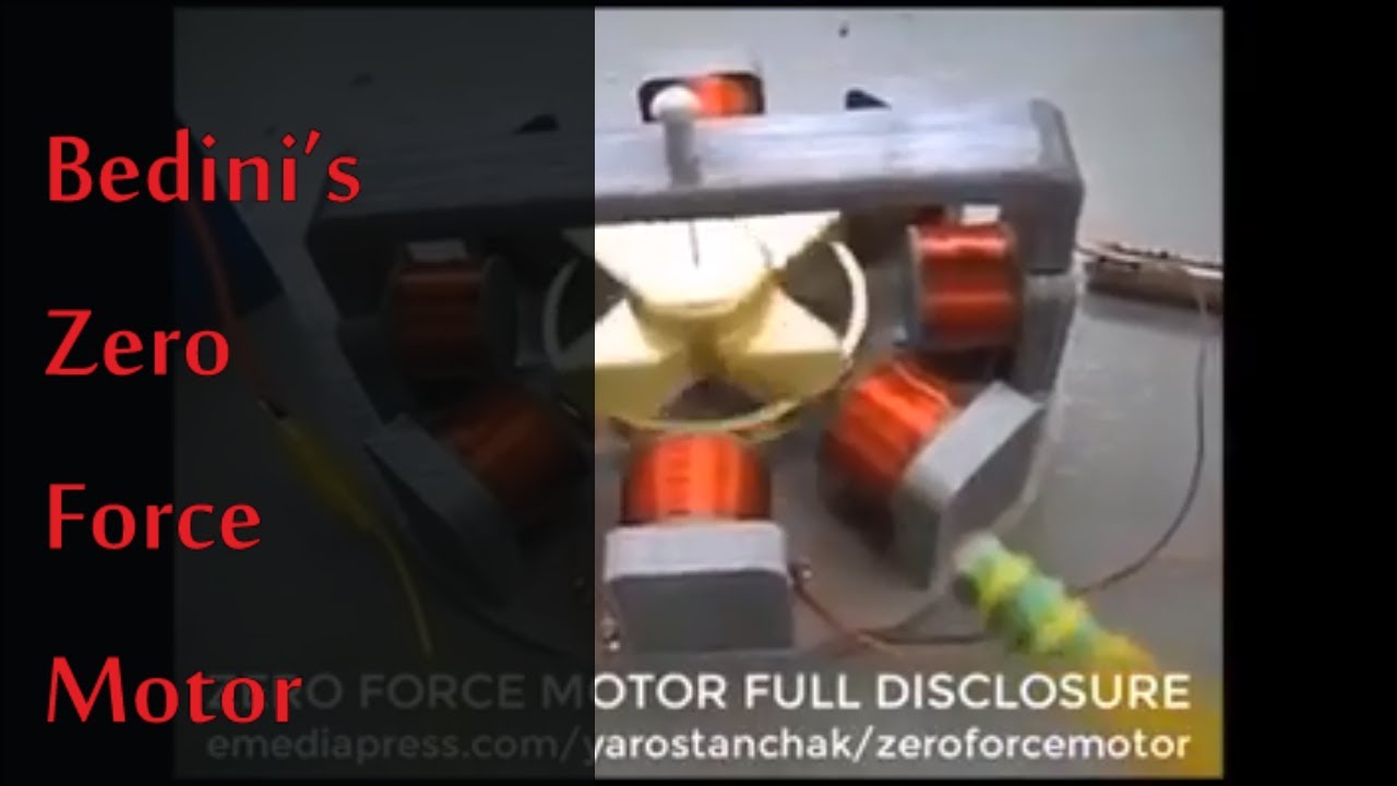 John Bedini's Zero Force Motor Full Disclosure 2017 Energy Science ...