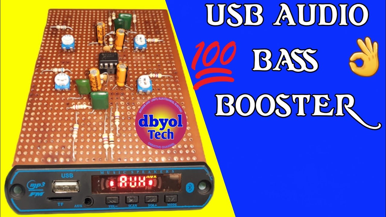 USB Audio Bass Booster High Quality Audio Output - YouTube
