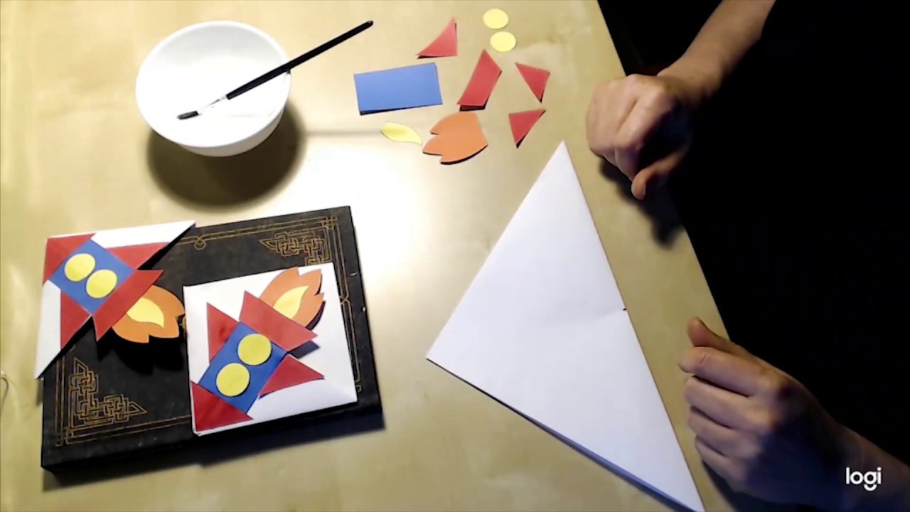 How to Make a Rocket Bookmark - YouTube