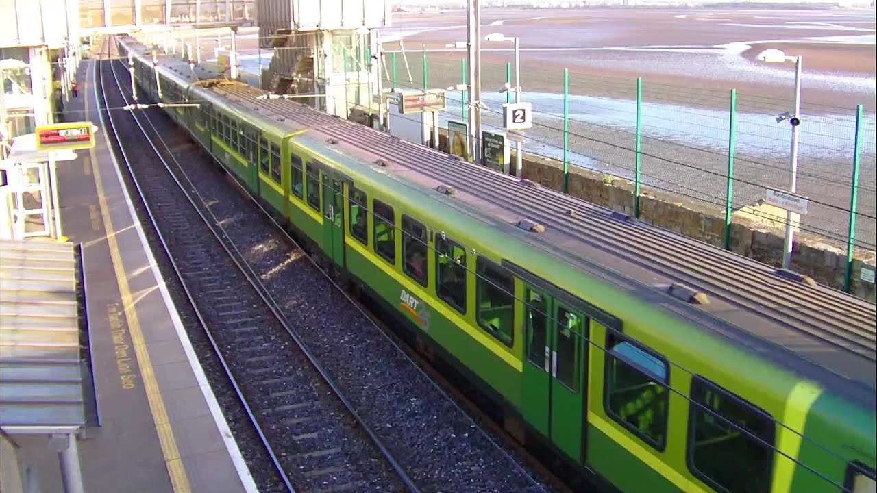 8300 Class Dart Train number 8318 - Booterstown Station, Dublin - YouTube