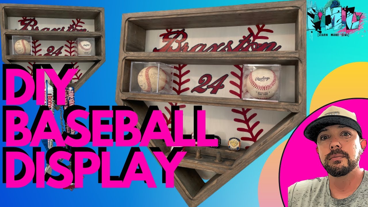DIY Travel Baseball Display Build - Stenciling With 60w OMTech Laser ...